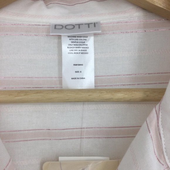 Dotti | Swim | Dotti Pink White Striped Dress Coverup Size S | Poshmark
